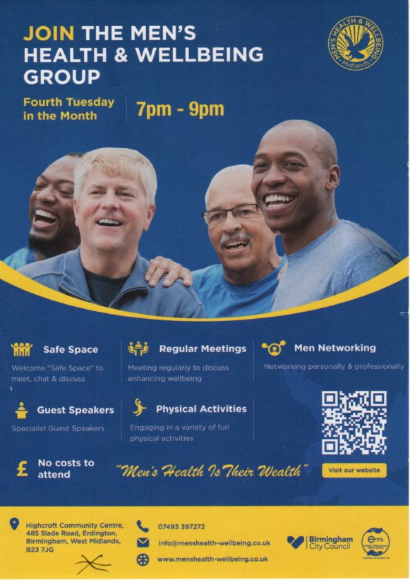 Men’s Health and Wellbeing Group – Banners Gate Neighbourhood Forum